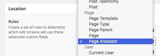 Creating Custom Location Rules for Advanced Custom Fields - Bill Erickson